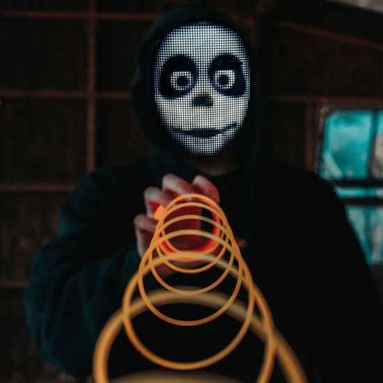 2 PCS Boywithuke LED Face Changing Smart Mask with Phone App for Thank ...